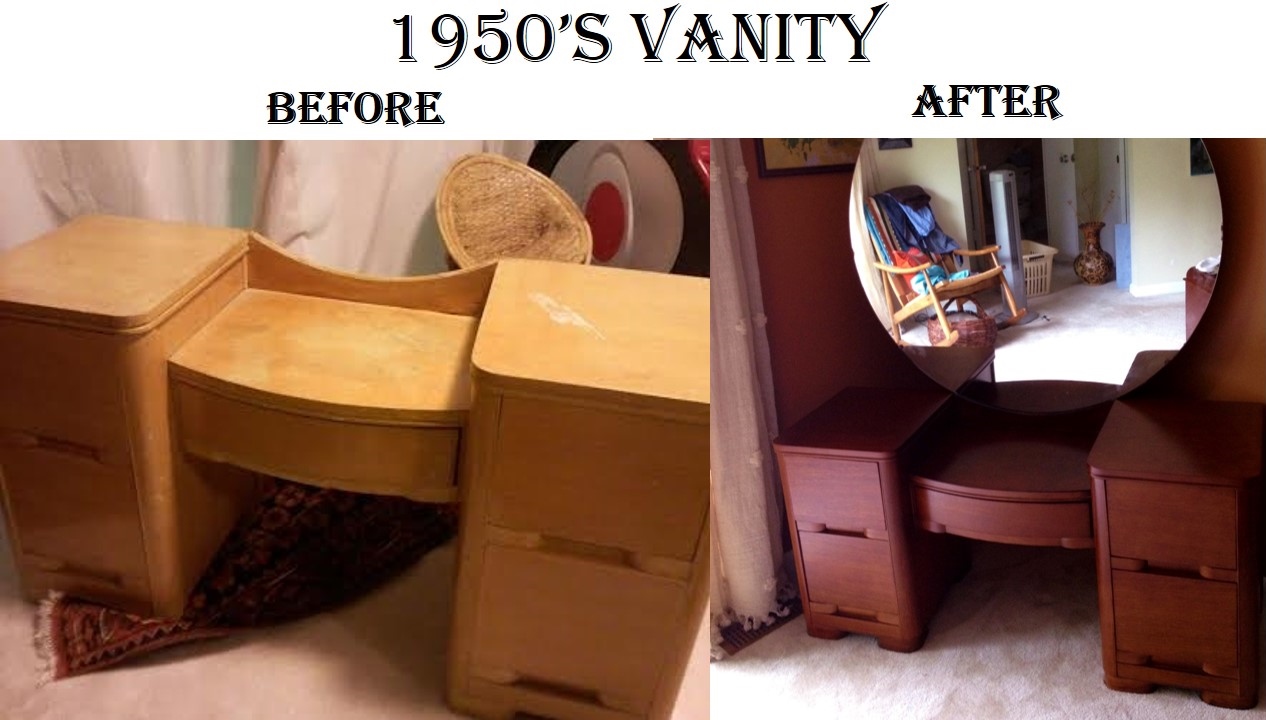 1950’s Vanity – Hudson Woodworking & Restoration